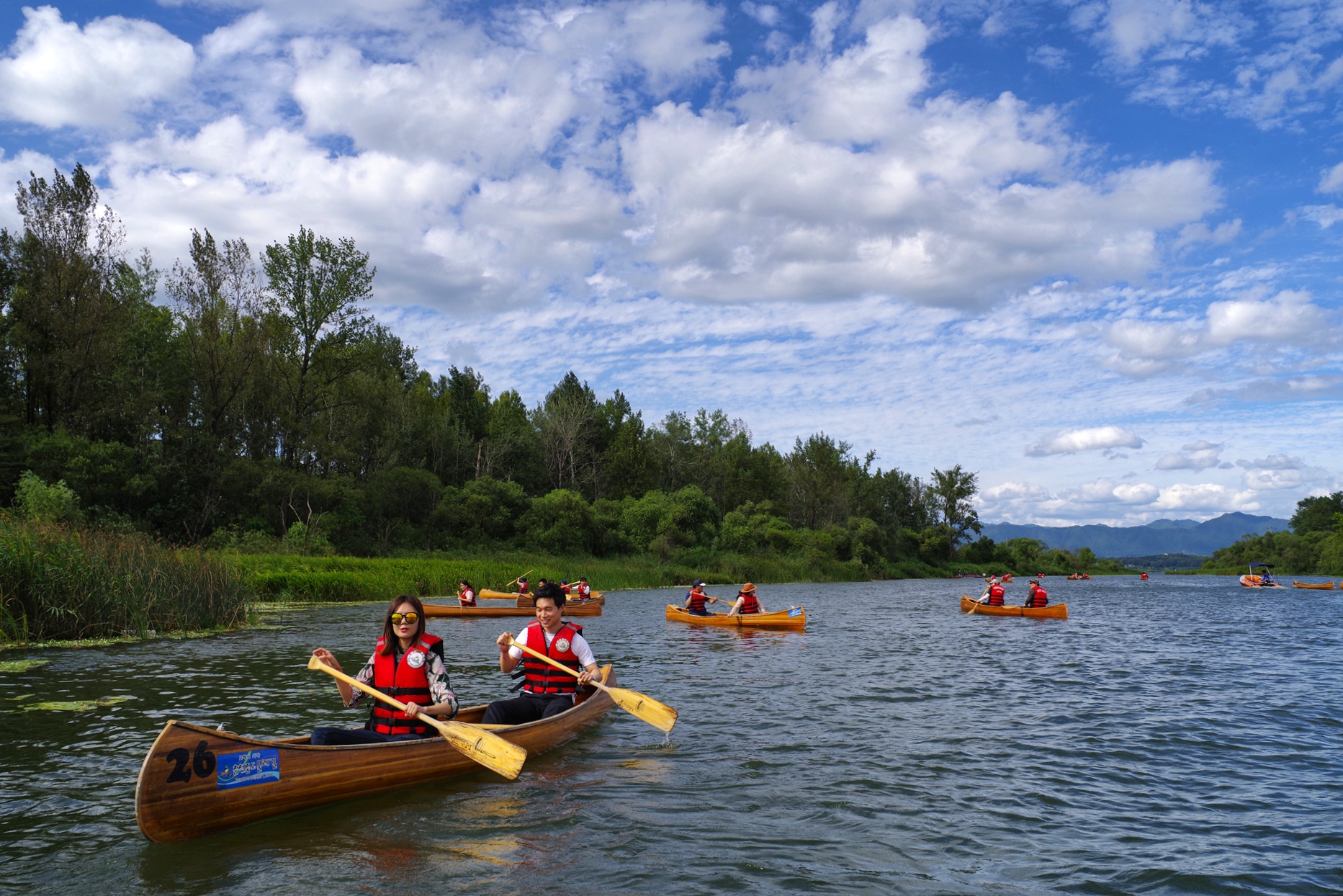 [Gangwon] Chuncheon Jungdo Mulle-gil Canoe Experience Ticket – Scenic ...